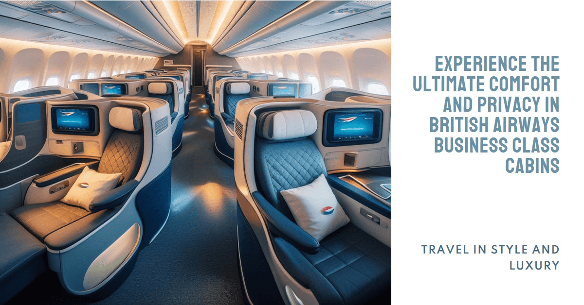 British Airways Business Class Luxury Travel With Fine Dining And